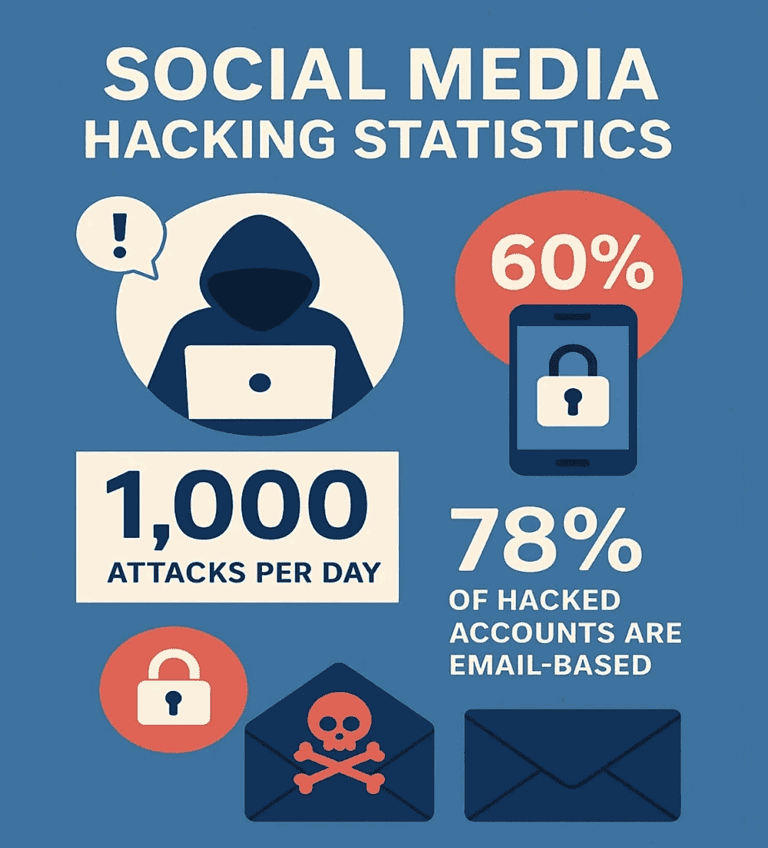 Hacking statistics By Type, Country, Cost, And Social Media (2025)